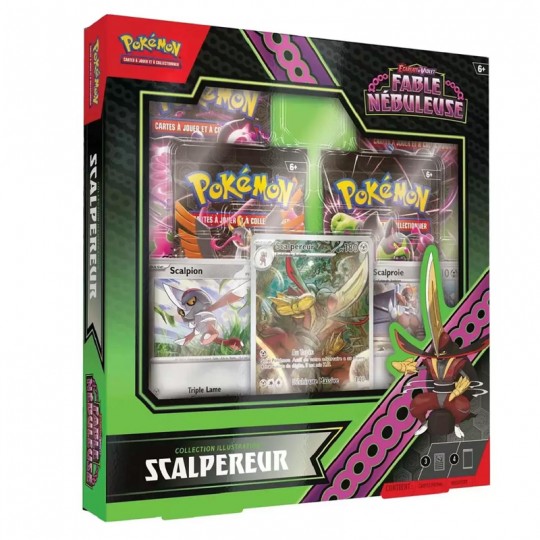Pokémon : Coffret Collection Illustration EV06.5 Scalpereur - BCD Pokémon : Coffret Collection Illustration EV06.5 Scalpereur - BCD